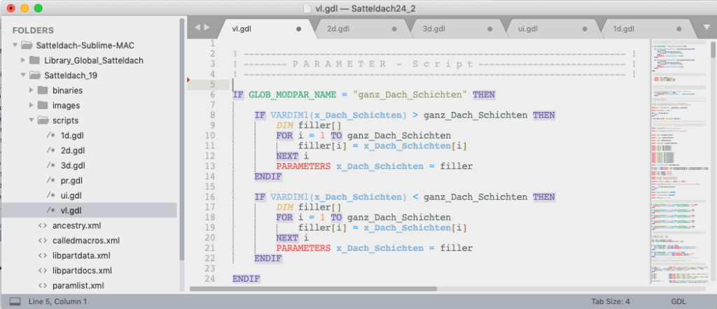 Sublime Text + gdl-sublime - GDL-Schmiede